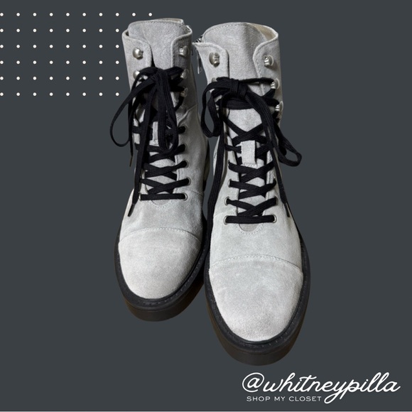 All Saints | Shoes | Nwt Allsaints Whimsigoth Grunge Grey Dusty Suede ...